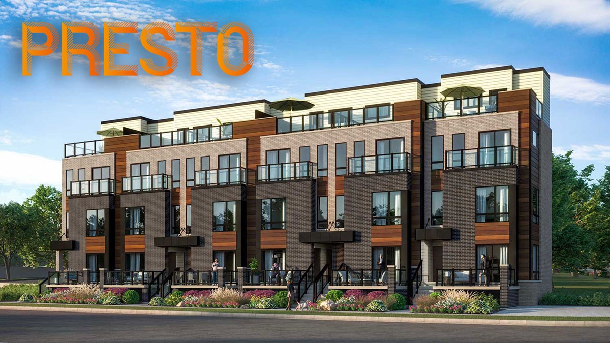 Presto Towns in Scarborough, Toronto • Priority VIP Pricing & Floorplans